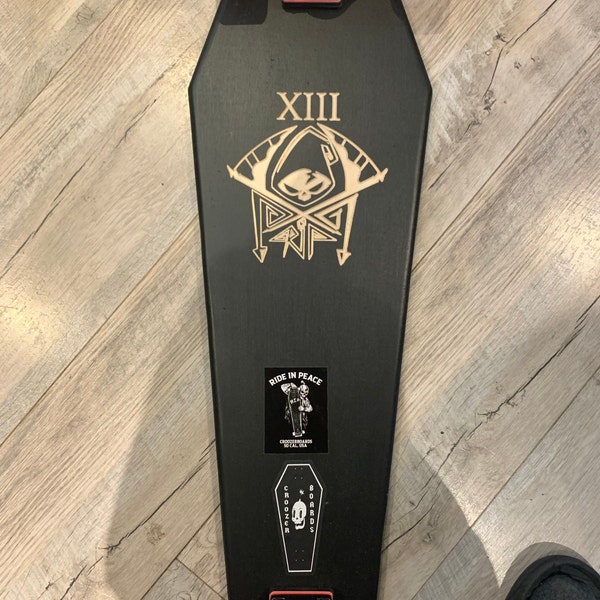 Coffin Croozer Longboard 30" - "coffin" Black Board - Etsy
