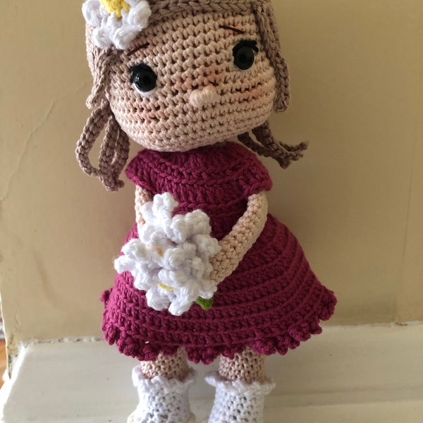 Crochet English PDF Pattern Alin Doll Amigurumi - Etsy
