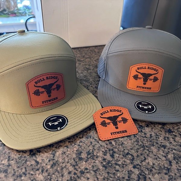 CUSTOM Osprey Logo Hat | Leather Patch Hat | Custom Leather Tags ...