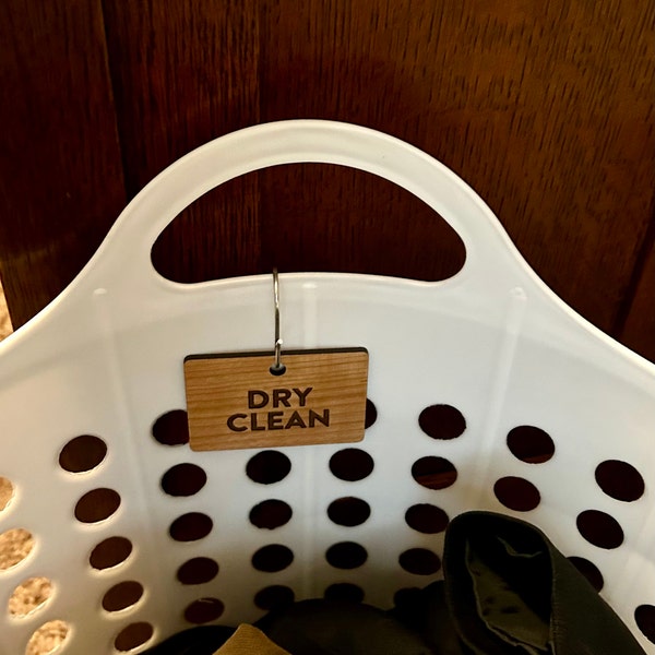 Custom Wood Linen Closet Tags Labels for Laundry Organization Clean ...