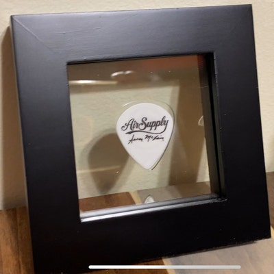 Guitar Pick Display Black 8 X 10 Double Sided Horizontal Holds 30 ...