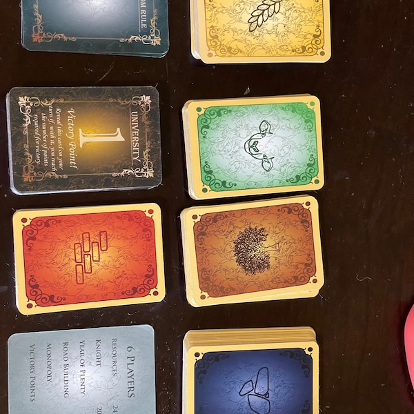 Settlers Board Game Resourse & Development Cards - Etsy