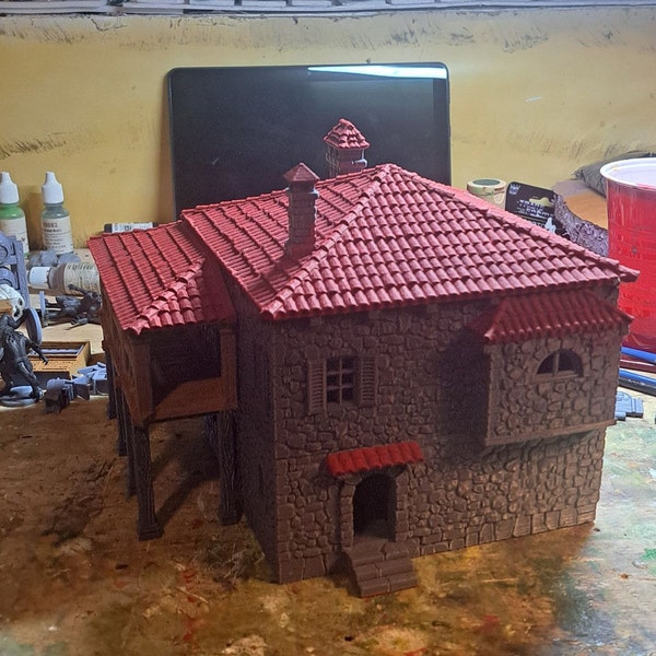 Dnd Terrain Port Tavern - Fantasy Dwarve Elves and Demons | 28mm 32mm ...