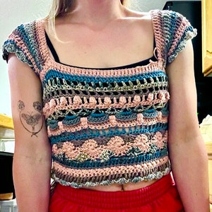 PATTERN // Crochet Totally Textured Top - Etsy