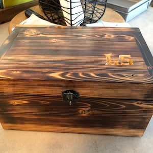 Personalized Wooden Box With Lock, Mens Valet Box Gift for Him ...