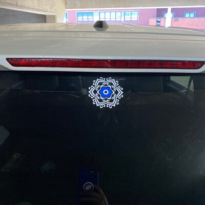 Evil Eye Mandala Decal Nazar Journal Sticker Car Decal - Etsy