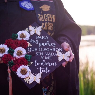 Virgin Mary Graduation Cap, Mexico Grad Topper, Graduation, First ...