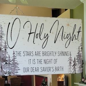 Christmas Decoration O Holy Night Christian Christmas - Etsy