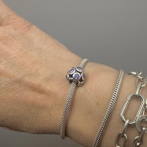 PANDORA Winter Wisp Pave Sterling Silver Charm With Clear Pave Zirconia ...