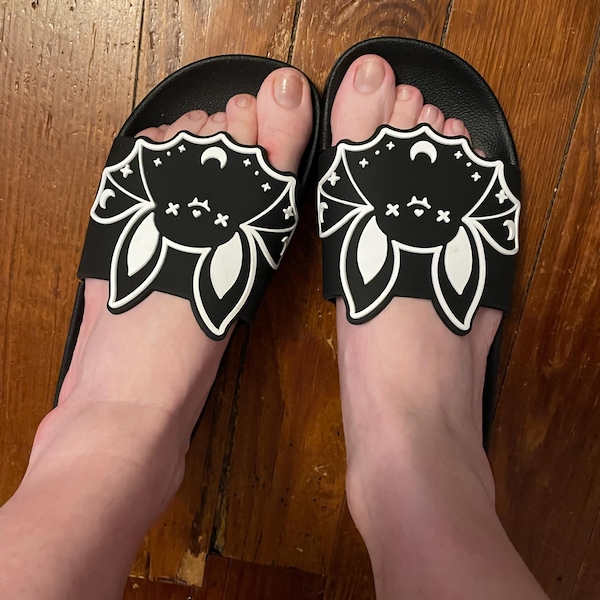 Bat Slides - Women's Sizes 6-11 - Etsy
