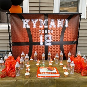 Personalized Basketball Treat Bag Candy Buffet Bag Popcorn Bag - Etsy