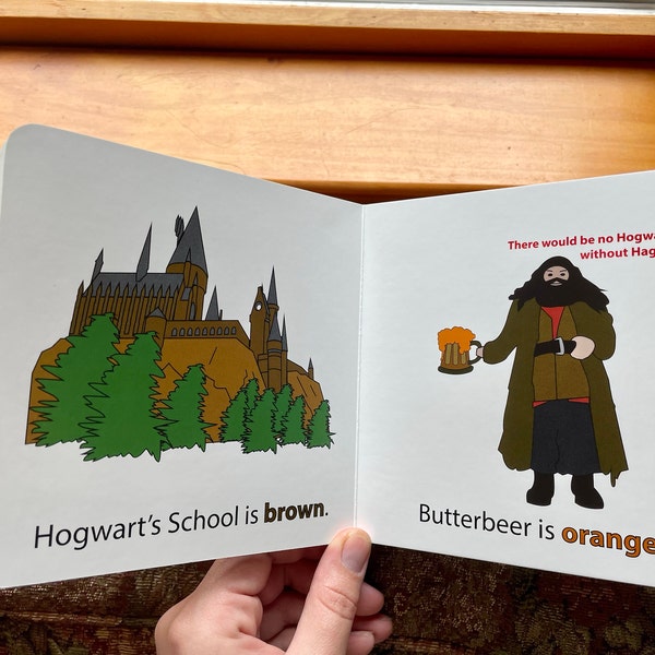 Harry's Magical Colors, Kids Board Book - Etsy