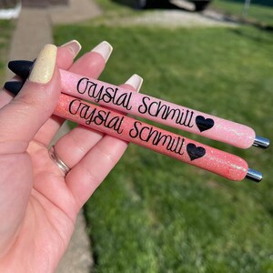 Glitter GEL Pens Inkjoy Gel Pens 0.7 Personalized Inkjoy Custom Epoxy ...