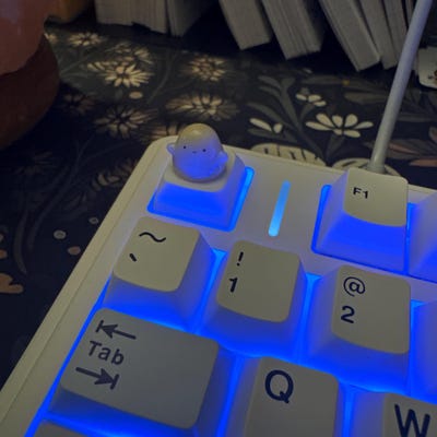 Cat Artisan Keycap Glow in the Dark Cute Keycap Artisan Keycaps ...