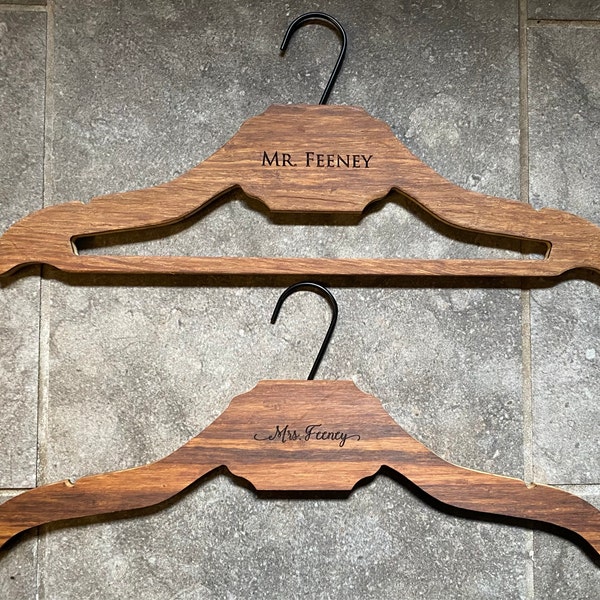 5 Shapes to Choose From | Personalized Wooden Hanger | the Woodwright ...