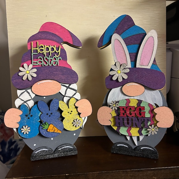 Interchangeable Gnome Boy & Girl Base SVG File | Laser Cut File | Gnome SVG File | SVG | Gnome ...