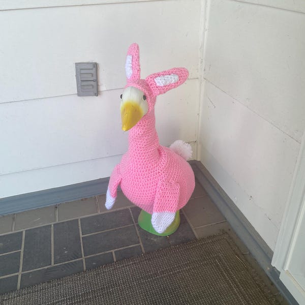 Easter Bunny Porch Goose Outfit, Goose Costume, Rabbit, Spring, Bunny ...