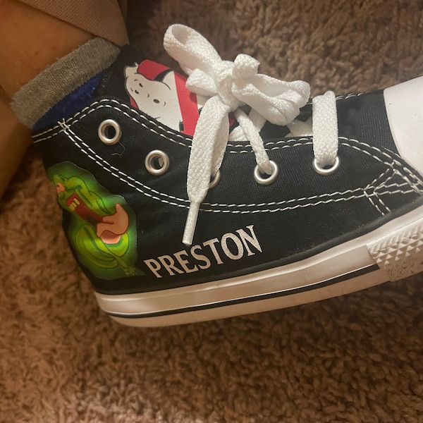 Ghost Buster Custom Converse - Etsy
