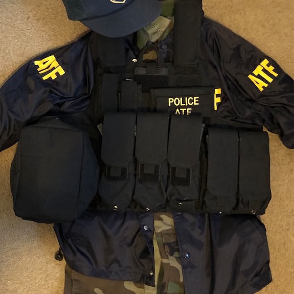 FBI Agent Snap Back Hat - Field Agent Cap - Realistic Costume Addition ...