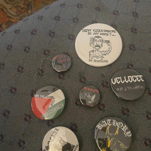 SAIGON Socal Hardcore Punk Pin Badge Patch Annihilation Ushc Tustin Adolescents Middle Class ...