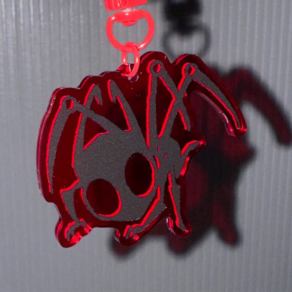 Invader Zim - ZIM - Translucent Red Acrylic Keychain Charm - Etsy