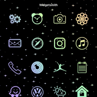 3,000,000 MEGA Neon App Icons Pack, High Res App Icons, Ios 17 ...