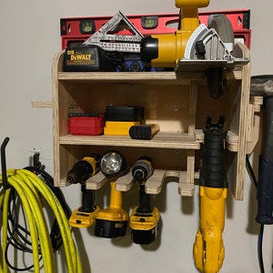 Ryobi Cordless Tool Battery Rack CNC Router Project Files. - Etsy