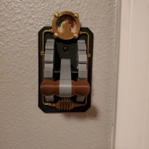 Industrial Light Switch Cover, Steampunk, Sci-fi, Futuristic, Cyberpunk ...