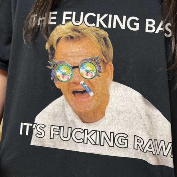 Rave Festival Gordon Ramsey Bass Printed Wall Tapestry/flag - Etsy