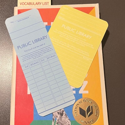Old Fashioned Vintage Public Library Card Bookmark - Etsy