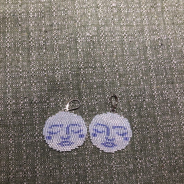 Moon Bead Pattern | Moon Phases Bead Pattern | Moon Face Bead Pattern ...