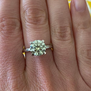 1.50ct Round Cut Moissanite Bridal Set Wedding Set - Etsy