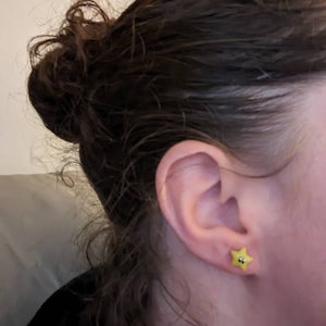 Hair Clip Lyna Green & Gold Glitter Magic Fimo Polymer - Etsy