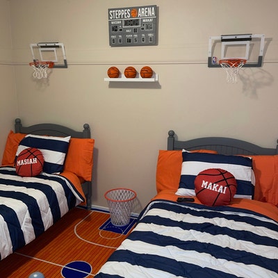 Basketball Scoreboard Various Sizes Hanging Wood Artwork Sports-themed ...