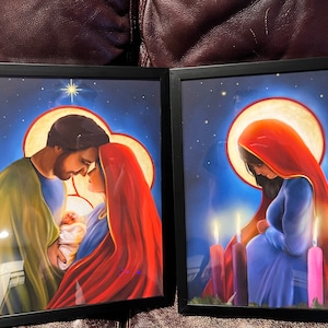 Advent Christmas Art Two Print Bundle, Advent Art, Catholic Art ...
