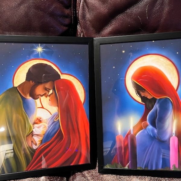 Advent + Christmas Art Two Print Bundle, Advent Art, Catholic Art ...