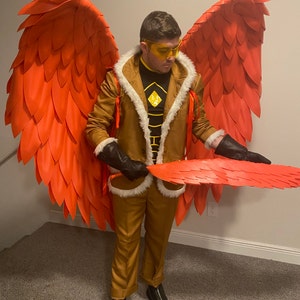 Red Wings, Cosplay Large Wings, Wings for Cosplay, Red Angel Wings ...