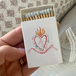 Set of Custom Matchboxes Logo Personalized Matches Wedding - Etsy