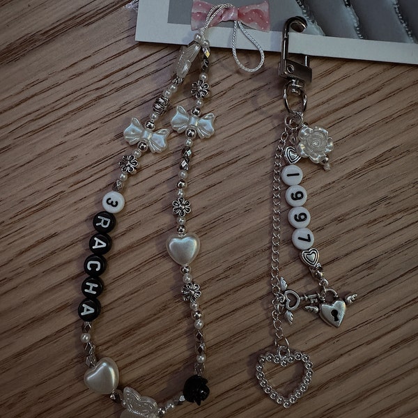 Customizable Kpop SKZ Phone Bag Chain Charm Necklace - Etsy