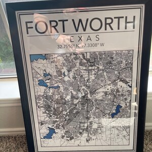 Wall Art Map Print of Fort McClellan Alabama United States | Etsy