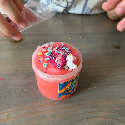 Jelly Cube Slime Blue Scented Jelly Cube Slime Blue Hawaiian Jelly Cube ...