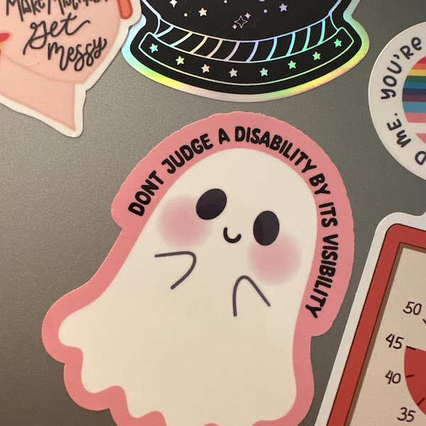 Don't Judge a Disability Sticker, Cool Stickers, Disability Sticker ...