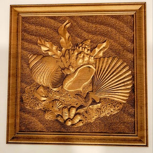 Personalized USMC Marine Corps Flag Plaque in Solid Maple or | Etsy