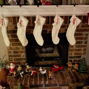 Personalized Christmas Stocking Tag Stocking Tag With Beads - Etsy