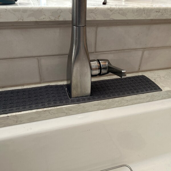 Faucet Splash Catcher - Kitchen Faucet Bib - Kitchen Faucet Drip ...