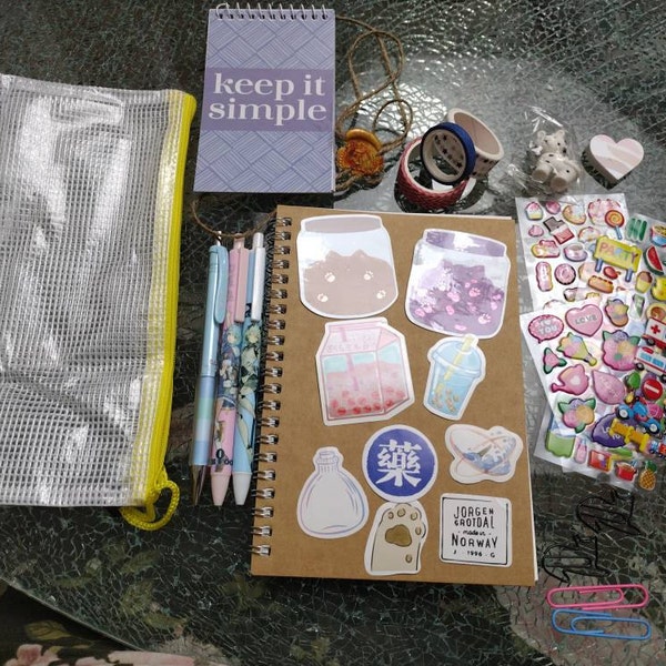 Waffle Moon Sticker | Food Sticker | Cute Sticker | Kawaii Sticker ...