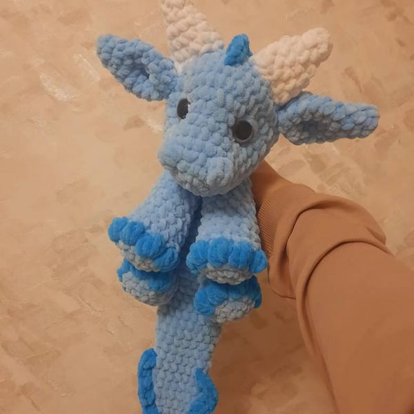 Cato the Dragon Snuggler/lovey Amigurumi Crochet Pattern - Etsy