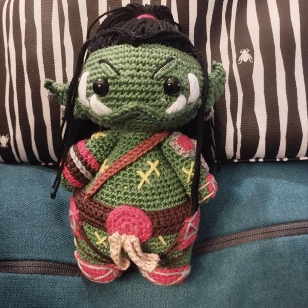 Amigurumi Orc Bundle Crochet Pattern PDF – Handmade Fantasy Doll ...