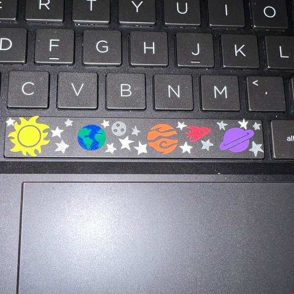Classic Space Bar Sticker SEPARATE PIECES / Space Bar Vinyl Decal ...