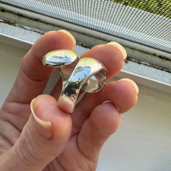 Barbed Wire Ring, Punk Ring Goth Ring Edgy Ring, Minimalistic Ring ...